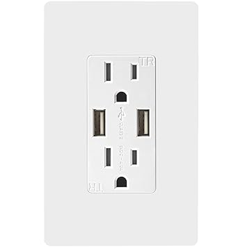 Who makes a USB wall outlet that can be half switched? : r/electrical
