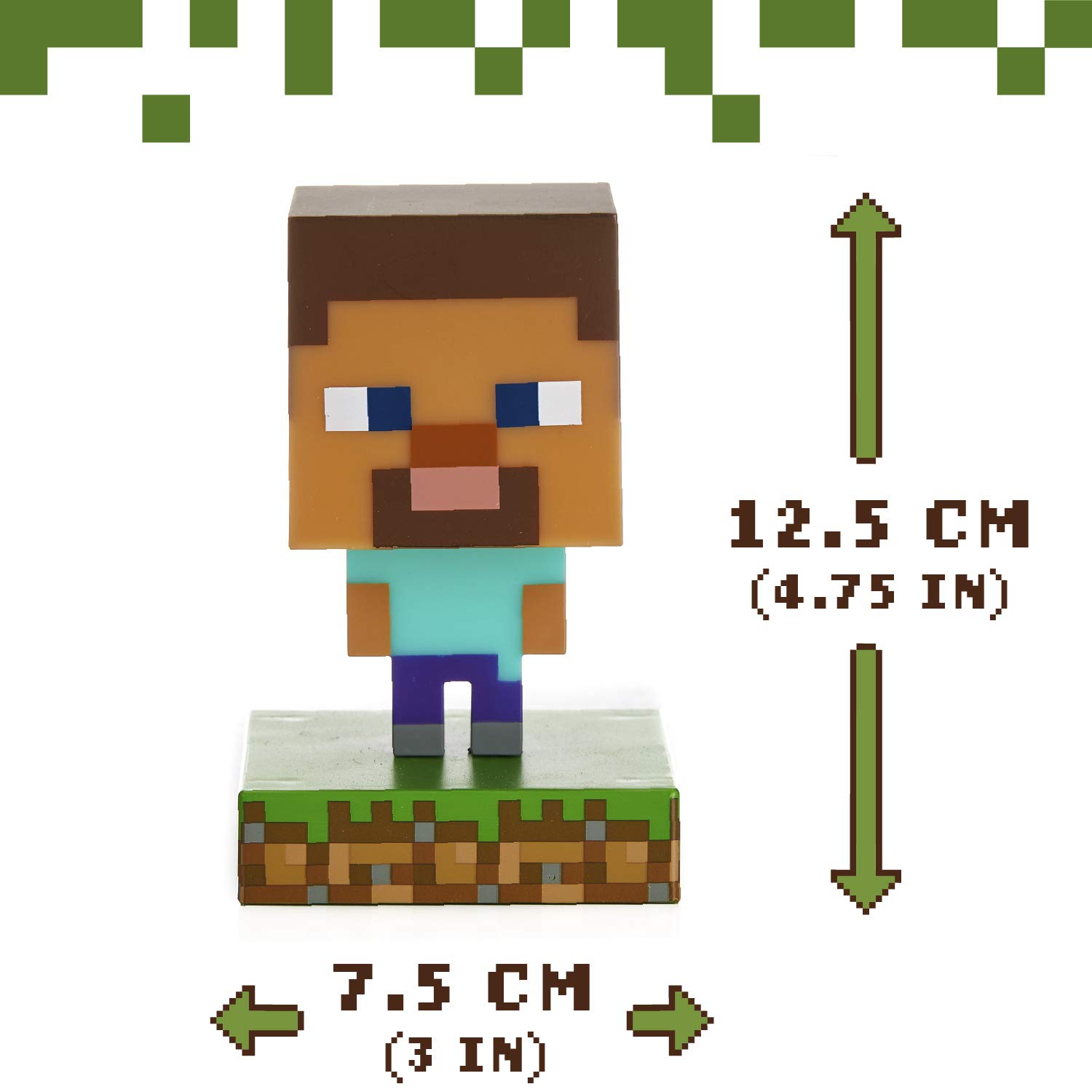 Mua Minecraft Steve Icon Light Collectible Figure | Officially Licensed ...