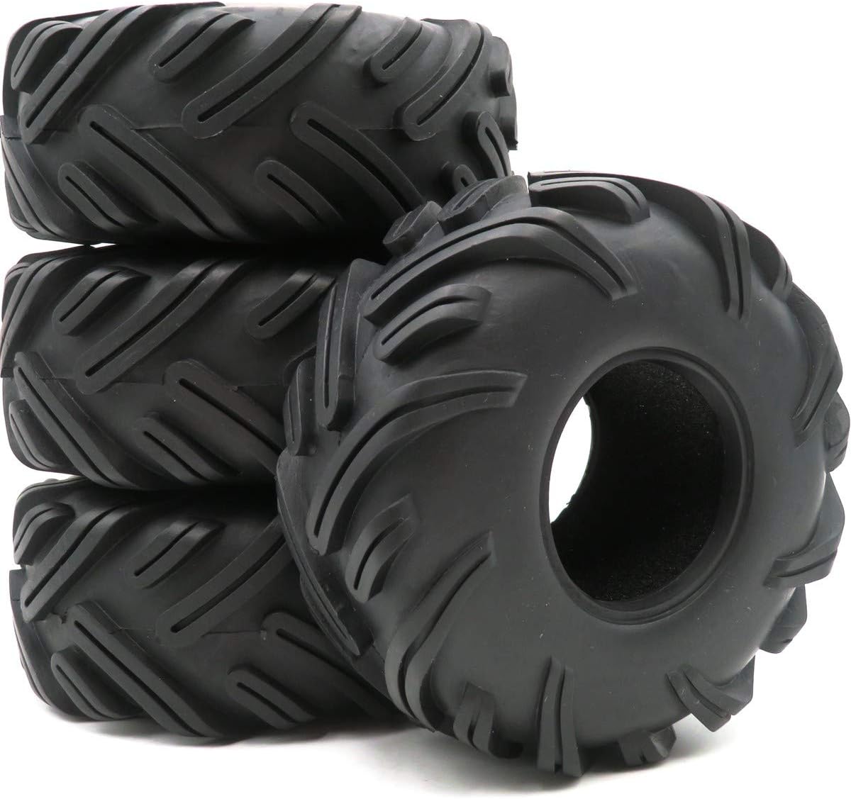 Amazon.com: 4pcs RC 2.2 Crawler Mud Tires Sand Snow Badland Tyres Height 135mm Fit for 2.2 ...