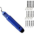 L-anan Metal Deburring Tool Kit, with 15 Pcs Blades Rotary Deburr ...