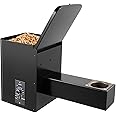 Amazon.com : Knwigoe Pellet Smoker Hopper Vertical Pellet Hopper ...