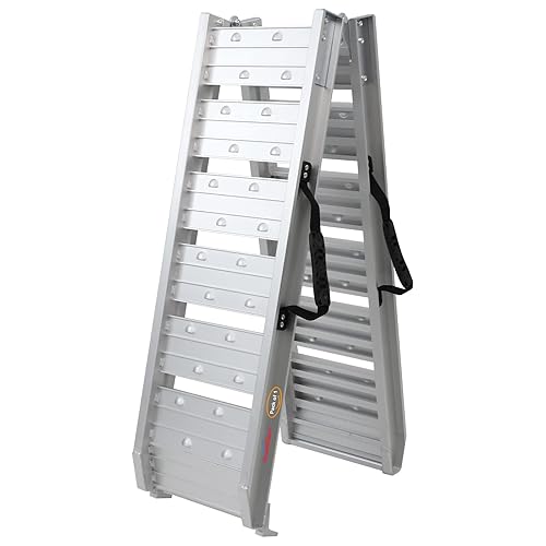 Ruedamann Car Ramps with 6' L × 11.6" W Aluminum Loading Ramp, Foldable ...
