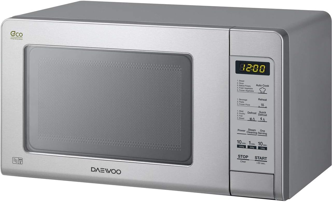 Daewoo KOR6M5RR Touch Control Microwave, 800 W, 20 Litre, Stainless ...
