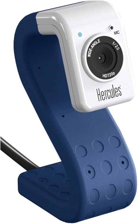 Hercules Webcam HD Twist (5 MP, 1280 x 720 Pixels, 30 fps, USB 2.0 ...
