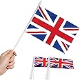Amazon.com : Anley British Union Jack UK Mini Flag 12 Pack - Hand Held ...