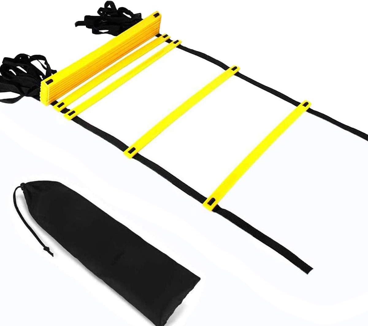 Lychee Portable Agility Ladder Speed Ladder 6M 12 Rungs,Adjustable ...