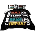 Amazon.com: Z.Jian HOME Gaming Comforter for Boys Teen,Game Contoller Bedding Set for Kids,Down ...