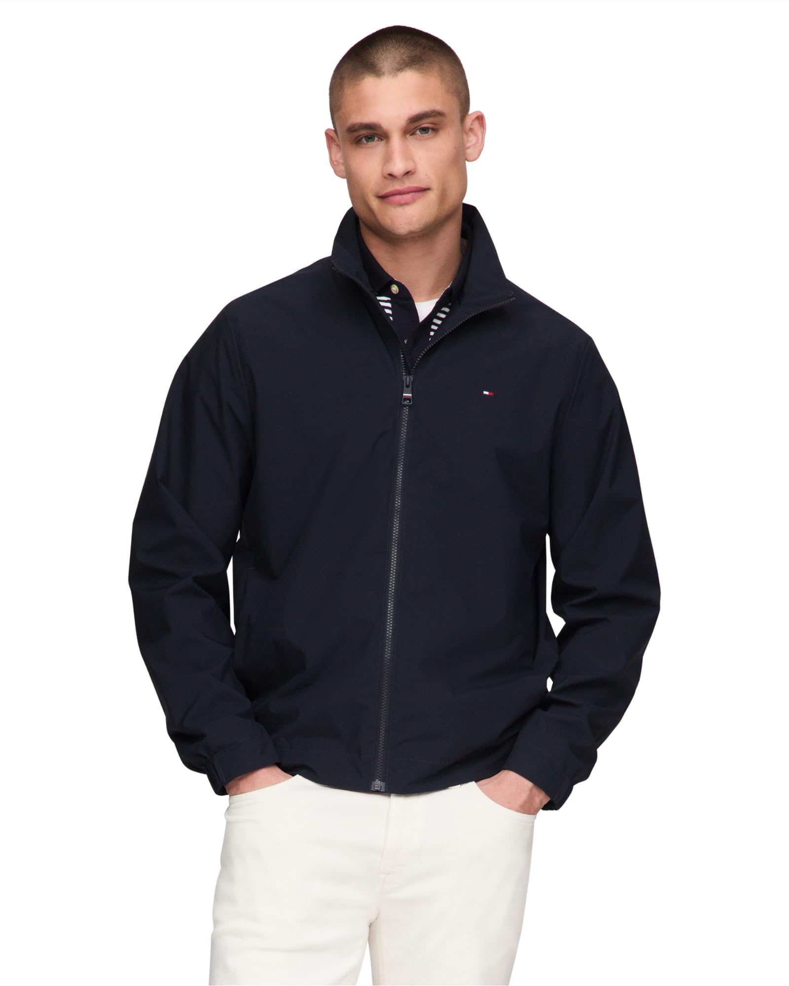 Mua Tommy Hilfiger Men's Lightweight Flag Jacket trên Amazon Mỹ chính ...