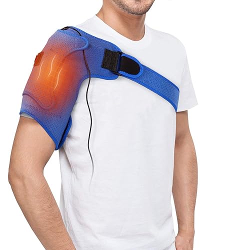 YHG Shoulder Heating Pad, Shoulder Heated Brace Wrap with Compression ...