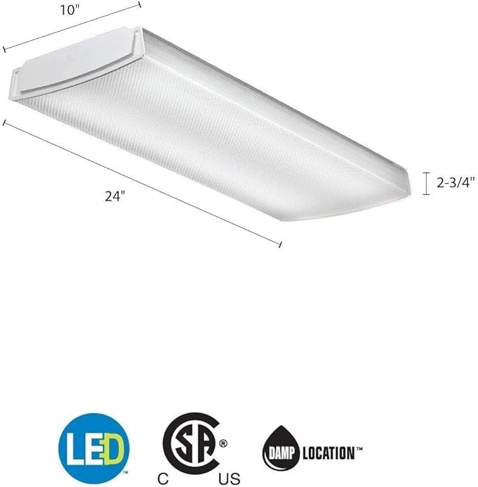 Lithonia Lighting FMLL 9 30840 Litepuff - 48x9" 95W 4000K 1 LED ...
