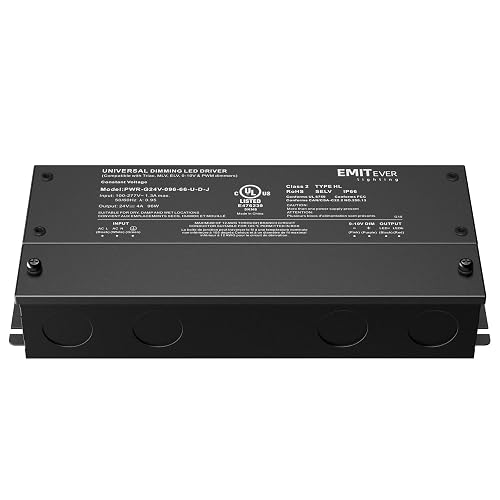 Electronic Transformer For LED Strips EMITEVER 96W Dimmable LED ...