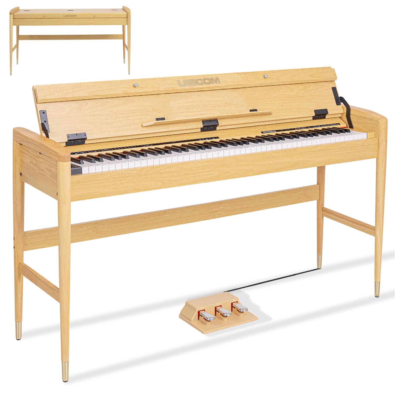 Mua 88-Key Wooden Digital Piano Heavy Hammer Keyboard - Full-Size ...