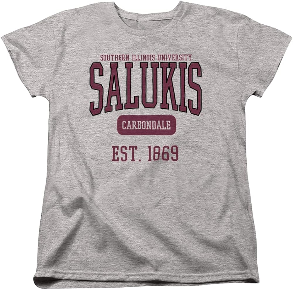 Amazon.com: Southern Illinois University Official Est. Date Women's T ...