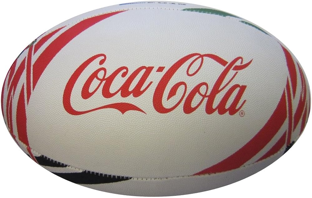 Gilbert Rugby World Cup Coca-Cola Special Sponsor Ball Size 4 *FREE ...