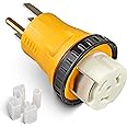 Amazon.com: MECMO NEMA 14-50P to SS2-50R Twist Lock RV Generator ...