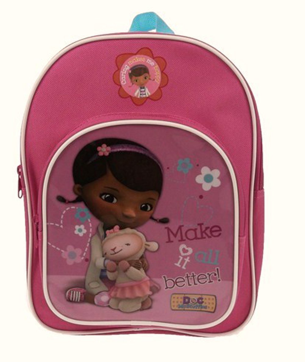 Disney Doc McStuffins Plain Backpack: Amazon.co.uk: Luggage