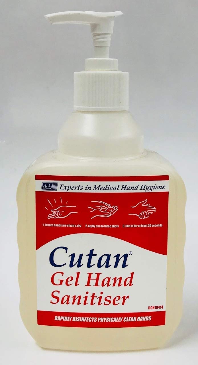 Cutan 400 ml Hand Sanitiser Gel: Amazon.co.uk: Business, Industry & Science