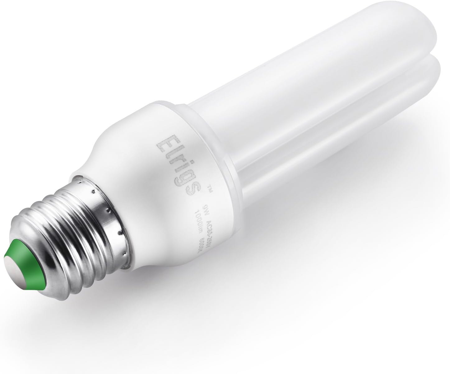 Elrigs LED Light Bulb 9W (75W Equivalent), Warm White (3000K), E27 Base ...