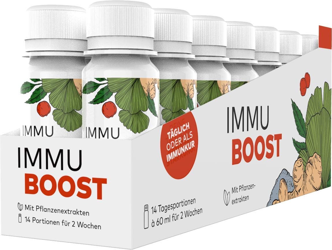 ImmuBoost® Shot | 14 Shots | 1 Tag 1 Shot | Immunsystem stärken | 2 ...