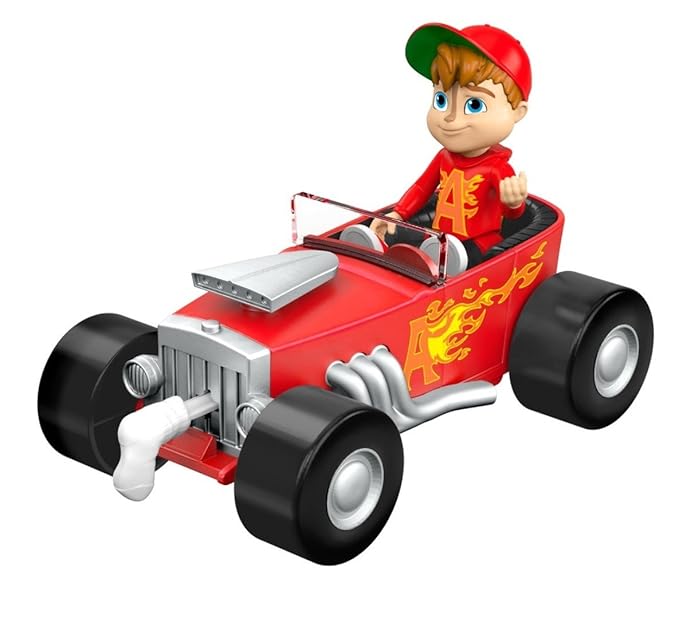 Mattel Alvin und die Chipmunks Fahrzeug Alvin Sock Launchin Hot Rod ...