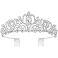 Amazon.com: Schmoopy Tiara Crown for Women, Crystal Tiara for Bridal ...