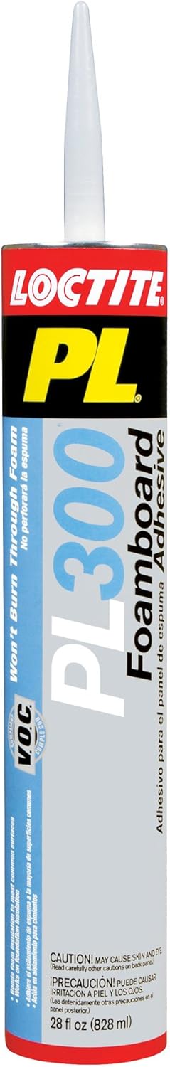 Loctite PL 300 Foamboard Construction Adhesive, 28 Ounce Cartridge ...