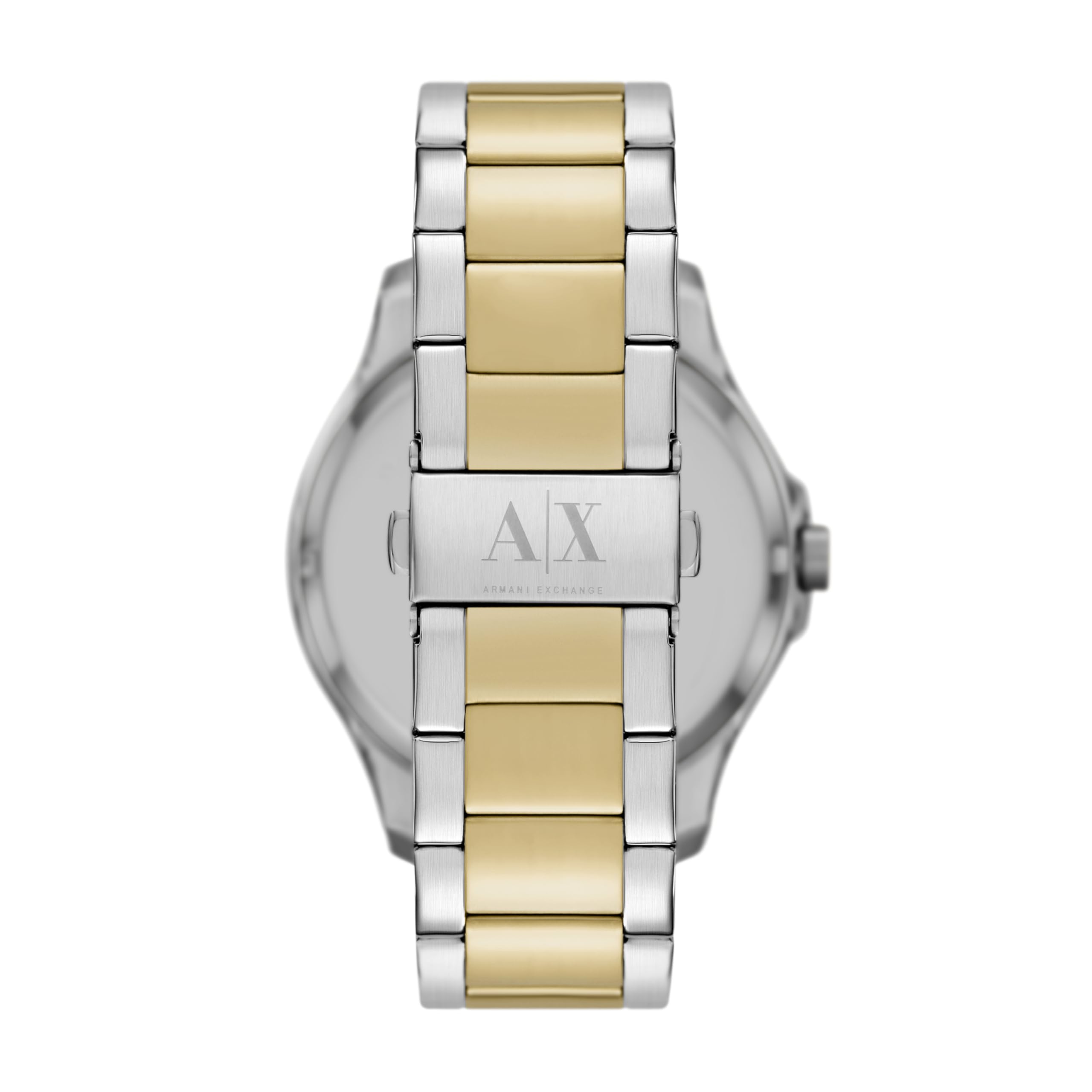 Mua A｜X Armani Exchange Men's Three-Hand Date Silver and Gold Two-Tone ...