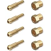Amazon.com: Argon Nut & Nipple x 3/16" Hose Barb, Mig Tig Welding ...