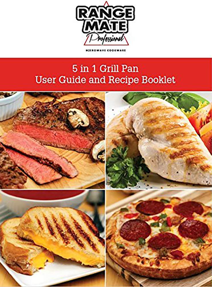 Range Mate Pro Deluxe Nonstick Microwave 5-in-1 Grill Pot/Pan Cookware ...