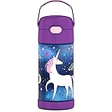THERMOS FUNTAINER 12 Ounce Stainless Steel Vacuum Insulated Kids Straw Bottle, Grey : Amazon.ca ...