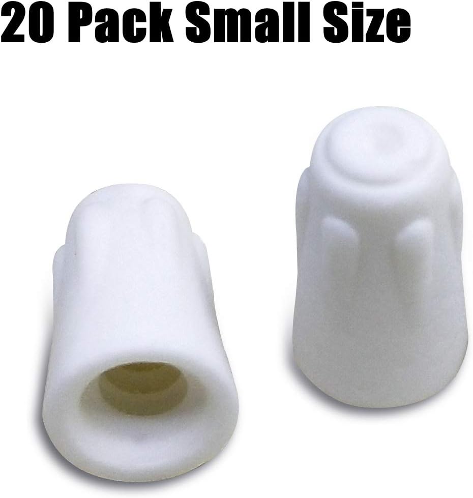 Amazon.com: 20 Pack Small Ceramic Wire Connector, Small Size 22-14 AWG ...