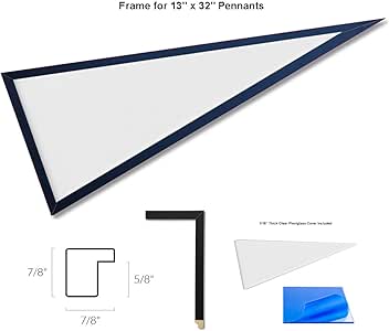 Amazon.com : Pennant Frame for 13x32 Inch Pennants : Sports & Outdoors