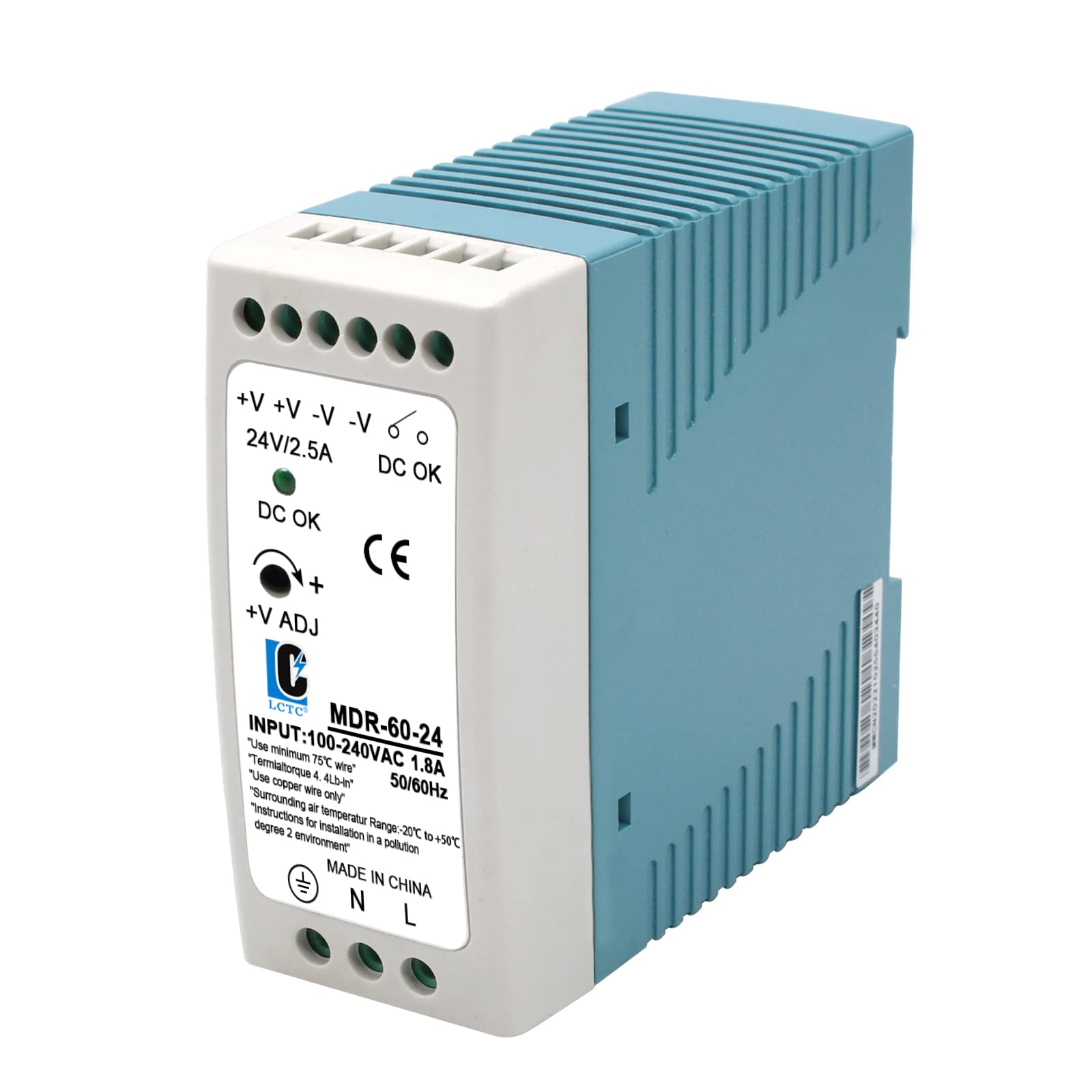 Mua DIn Rail DC 24V Switching Power Supply MDR 60W Rail Type(Input:100 ...
