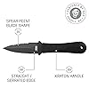 SOG Boot Knife with Sheath - Mini Pentagon Fixed Blade Knife and ...