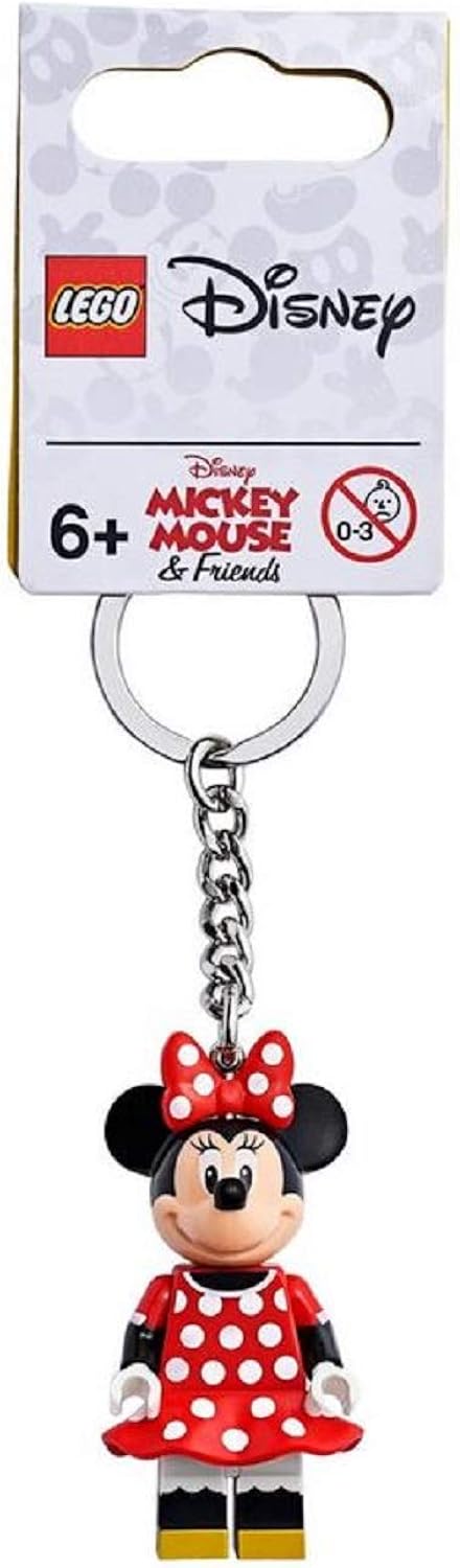 Amazon.com: Disney Lego Minnie Mouse Minifigure Keychain 853999: Clothing