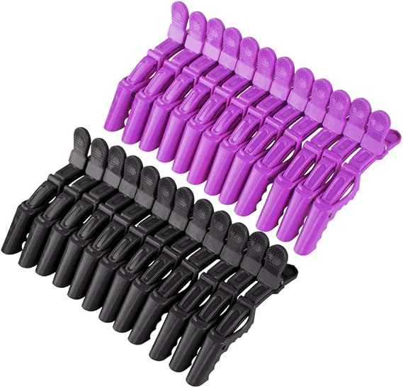 Dadabig 24 Pcs Pinzas para El Cabello Pinzas de Peluquería Clips ...