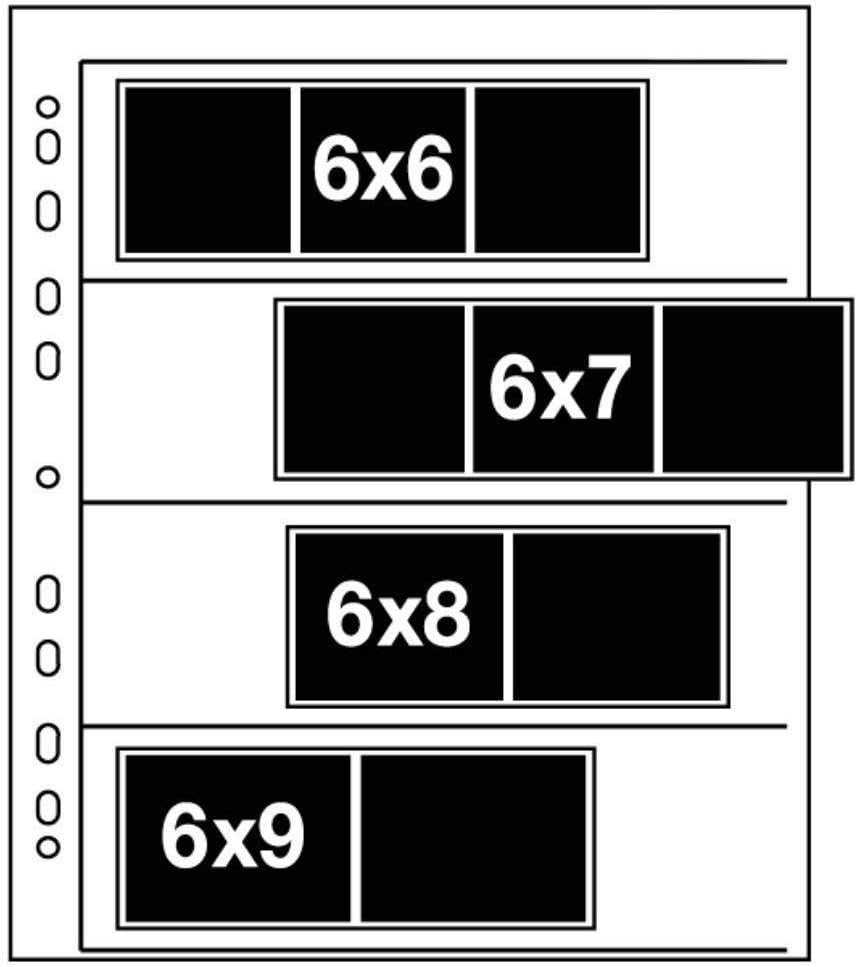 25 x Negative Filing Sheets for 120 Film. Acid-Free, Archival Safe ...