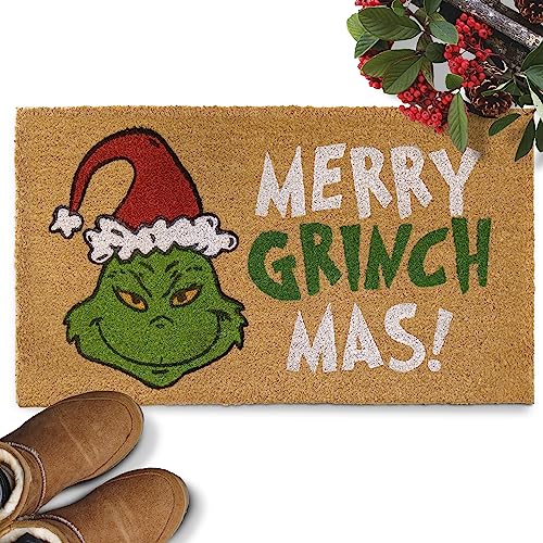 Merry Grinch Mas Outdoor Doormat 30x17 Inch, the Grinch Outdoor ...