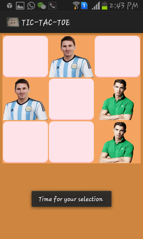 Amazon.com: Ronaldo Vs Messi Tic Tac Toe : Apps & Games