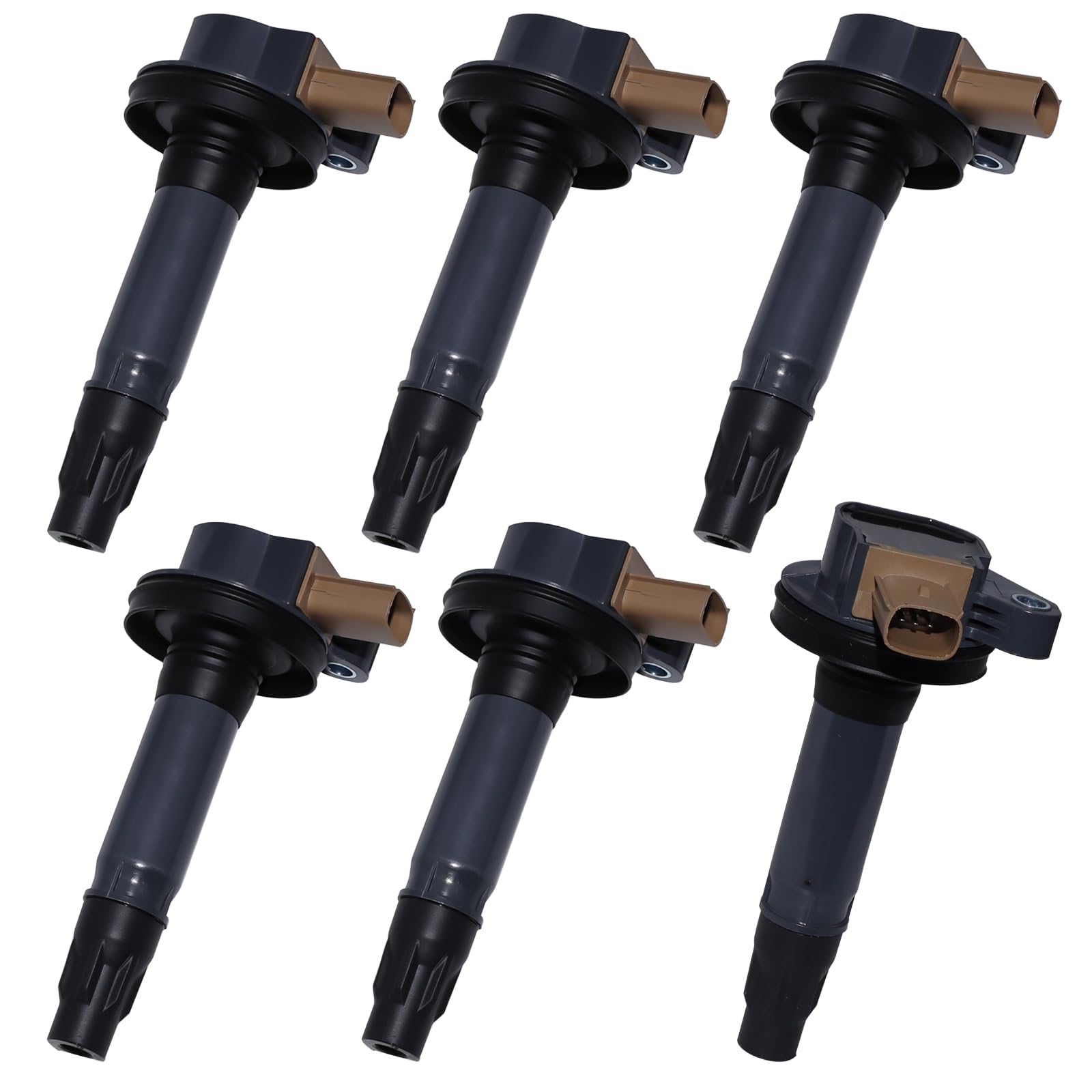 HENGCOOL Ignition Coils - 6 Pack UF646 Compatible with Ford & Lincoln 3 ...