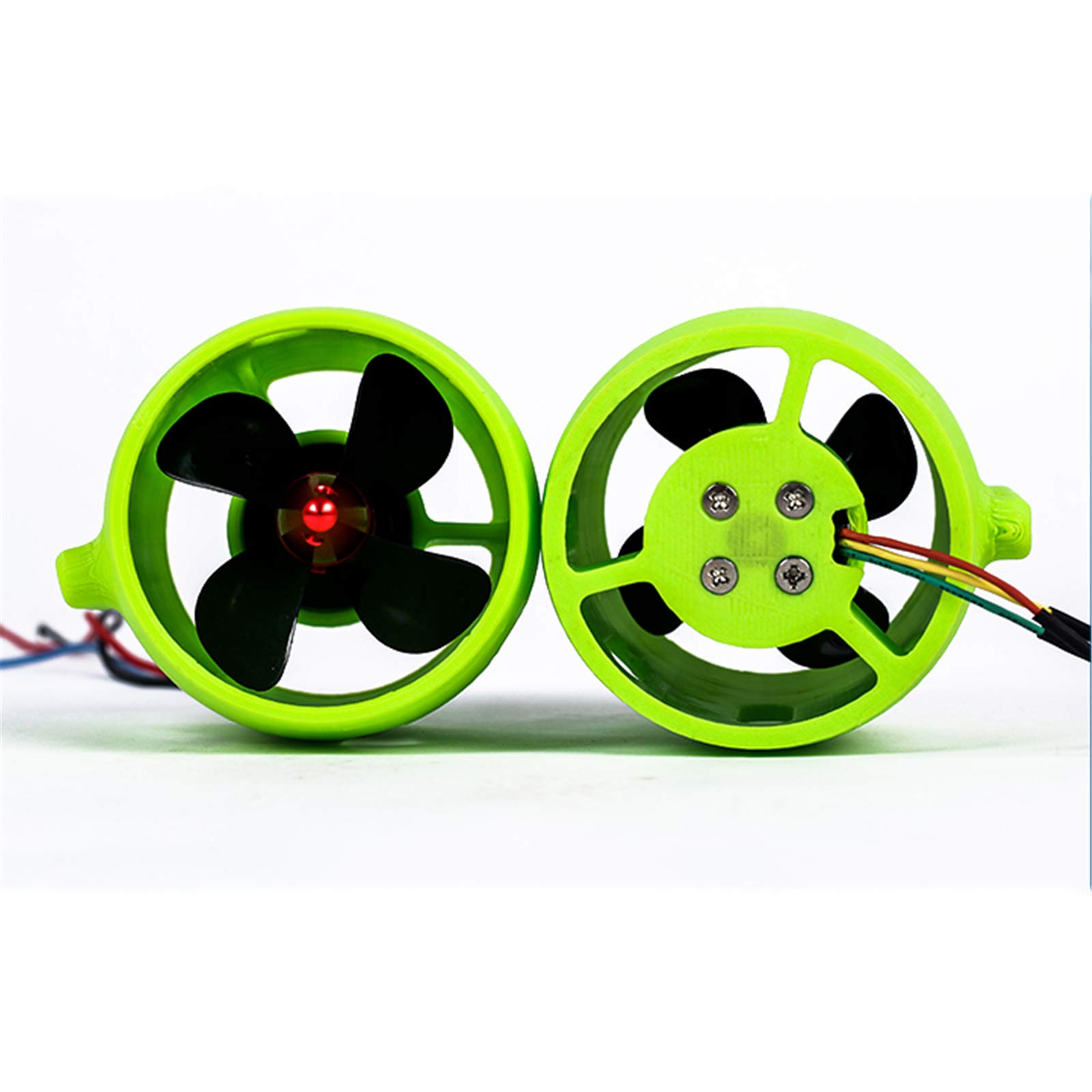XHSESA 12V-24V 20A Underwater Thruster Motor 4 Blades Propeller ...