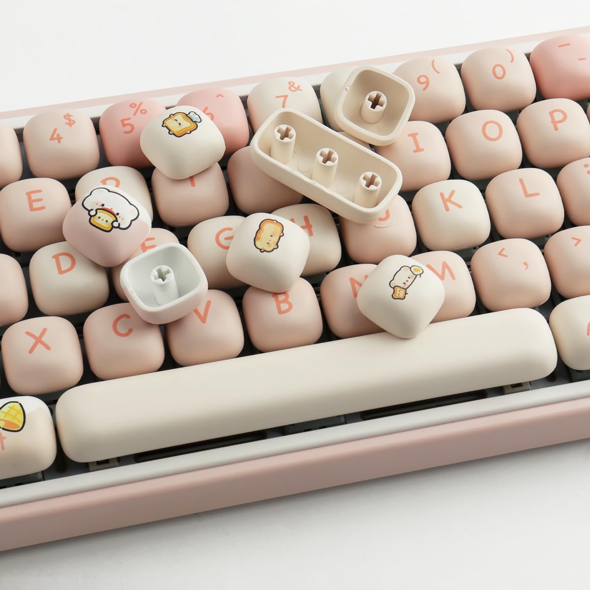 Hyekit PBT Keycaps - Keycaps 75 Percent, MOG Keycaps Dye-Sublimation ...