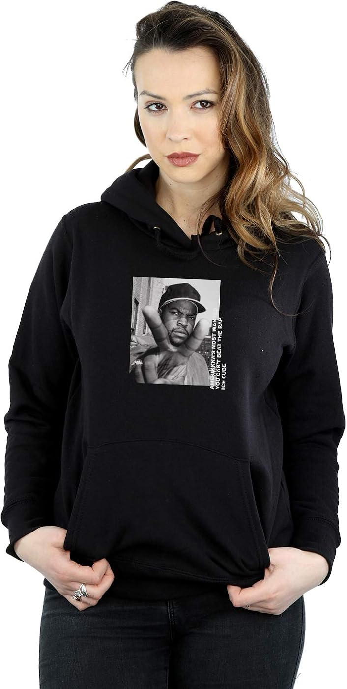 Ice Cube Women's Peace Sign Hoodie : Amazon.co.uk: Clothing