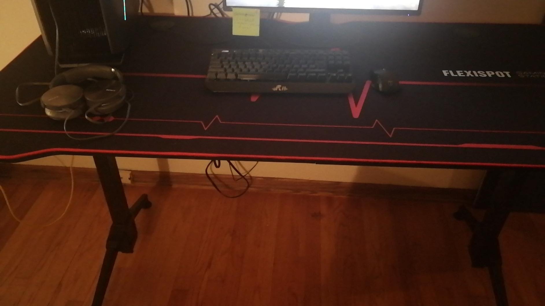 $40/mo - Finance FLEXISPOT Gaming Desk Adjustable Gaming Computer Desk ...