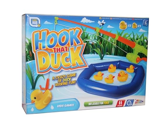 Amazon.com: Hook That Duck A Crazy Game of Duck Hooking Fun for 2 ...
