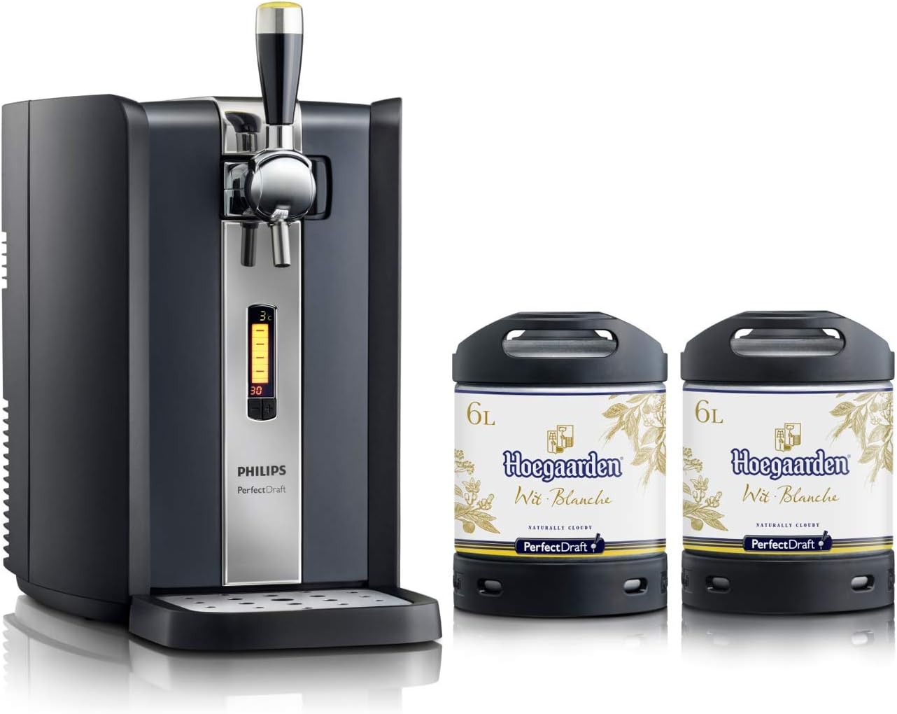 PerfectDraft Hoegaarden Home Tap | Starter Bundle including 2 x 6 Litre ...