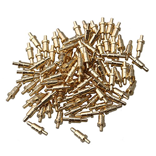 Mxfans 100x Gold-plated 6mm Copper Needles Probes Spring Pogo - Want It All