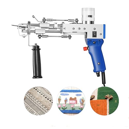 Tuft Gun, 2 in 1 Cut Pile and Loop Pile Dual Purpose Tufting Machine ...