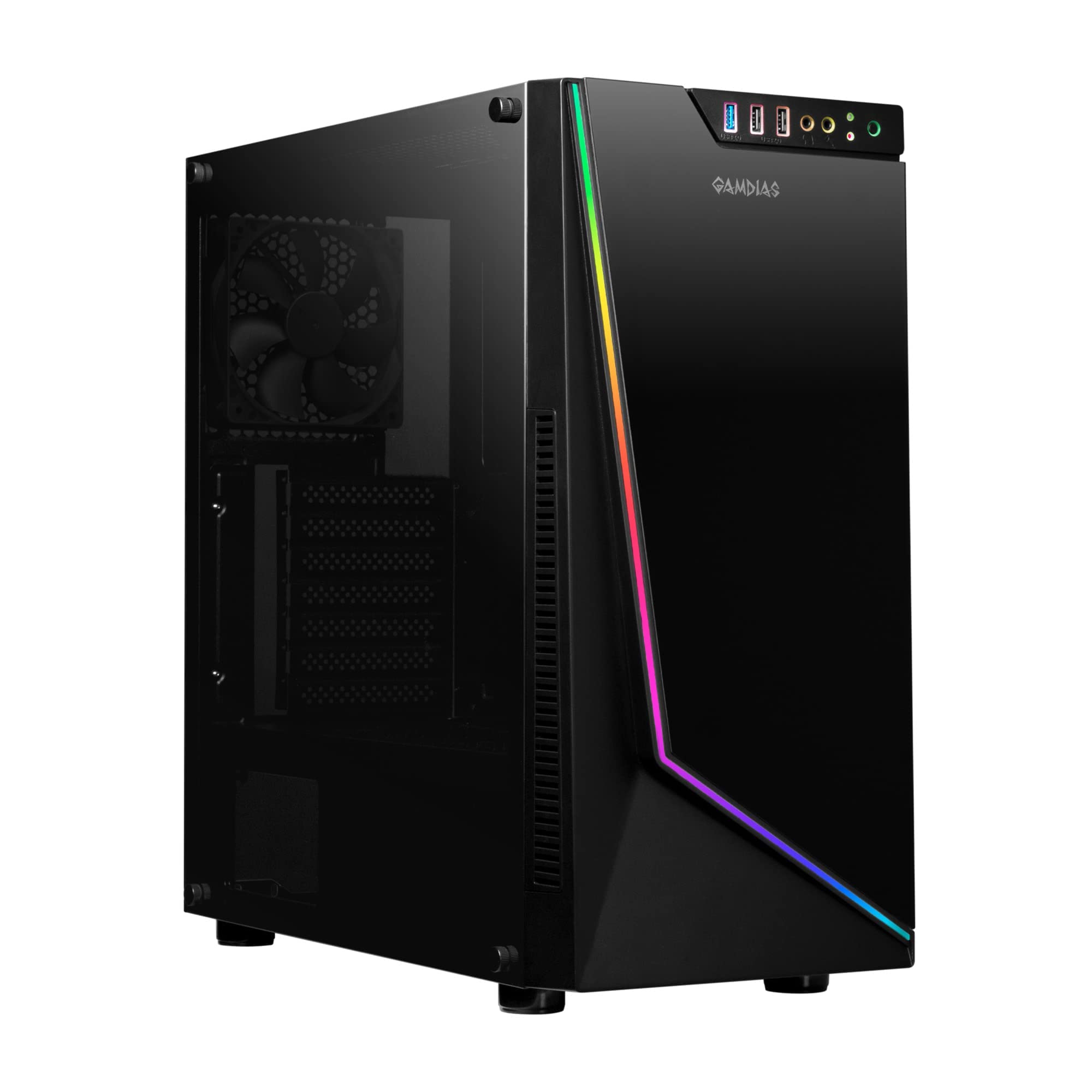 Mua GAMDIAS Argus M1 Gaming E-ATX Mid-Tower PC Case, Left Tempered ...