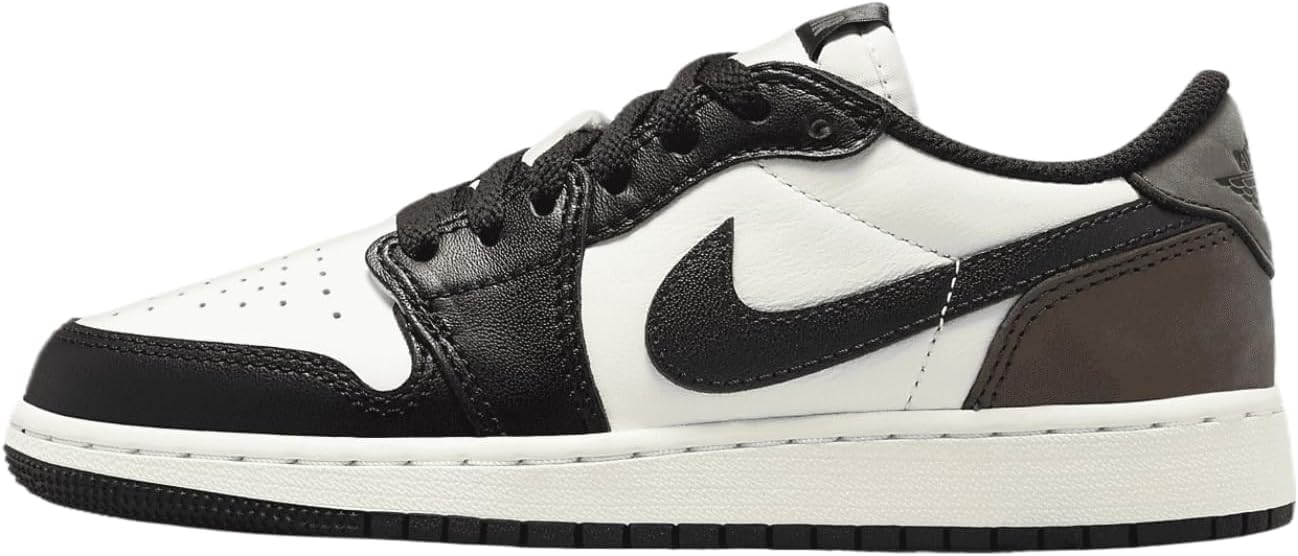 Air Jordan 1 Low OG Wolf Grey Big Kids' Shoes (CZ0858-102, Sail/Dark ...